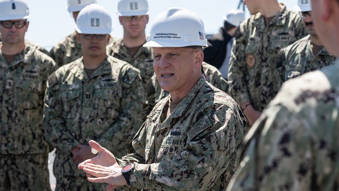 Chief of Naval Operations visits BIW | newscentermaine.com