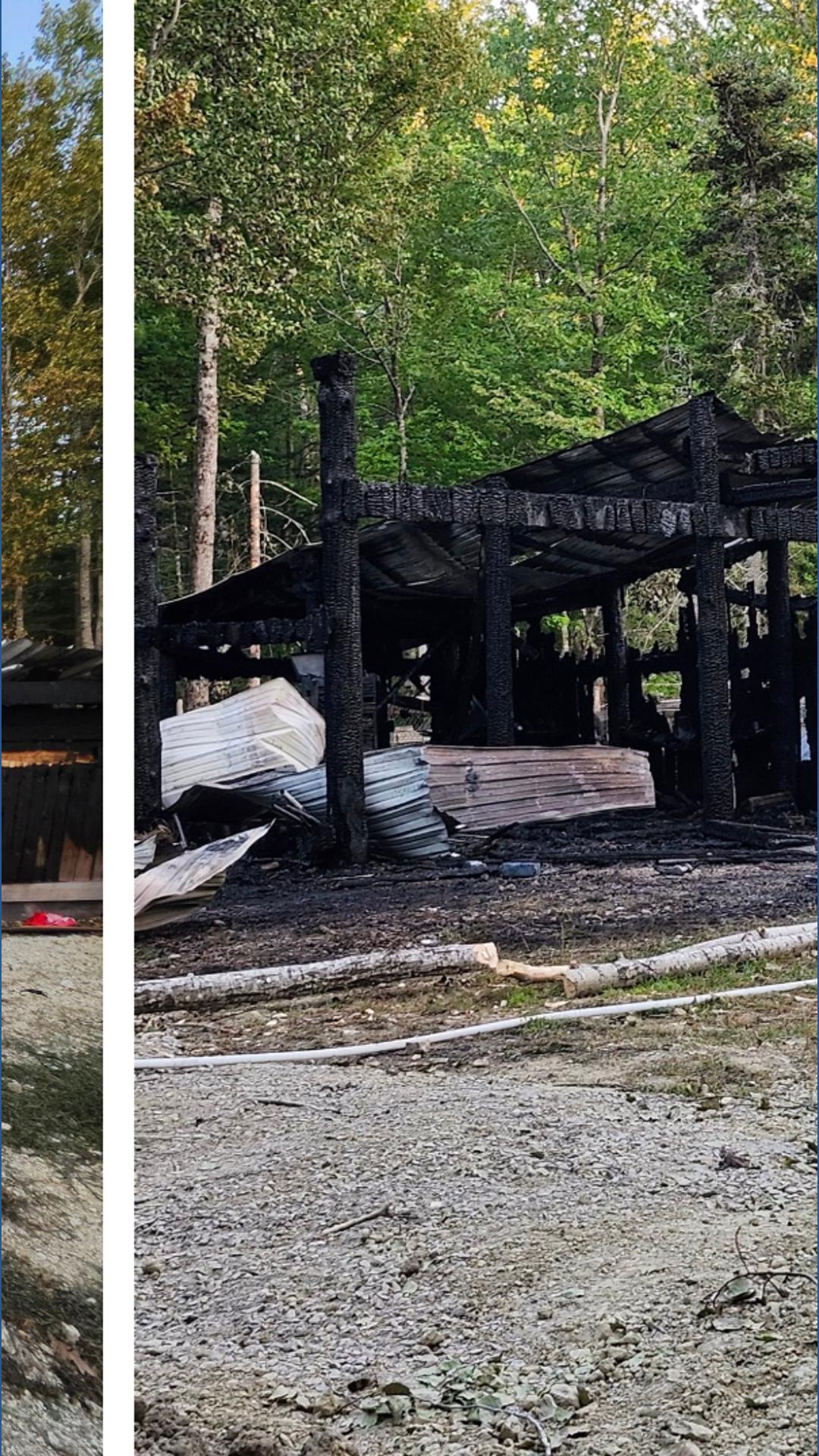 Fire on Chestnut Lane in Eddington, Maine destroys garage and car ...