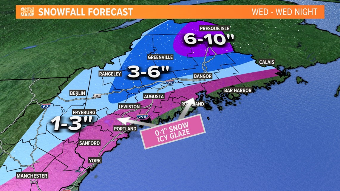 Ice and snow for most of Maine today | newscentermaine.com