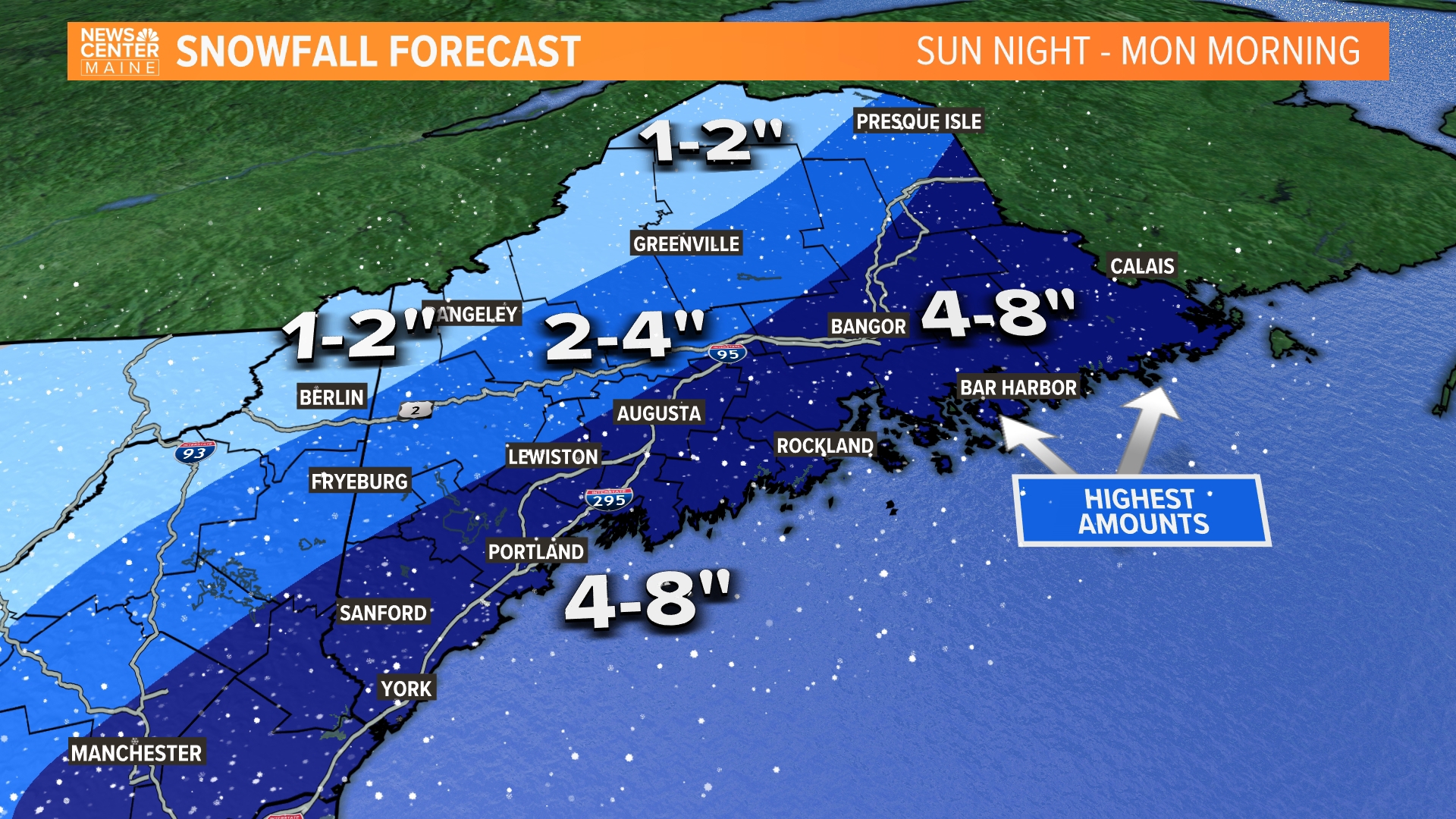 Winter storm warning issued along Maine coast; winter storm advisory ...