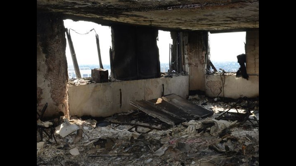 London fire: Shocking photos reveal devastation inside Grenfell Tower ...