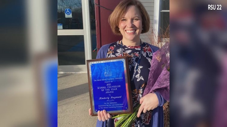 Kimberly Raymond was named Maine's School Counselor of the Year ...