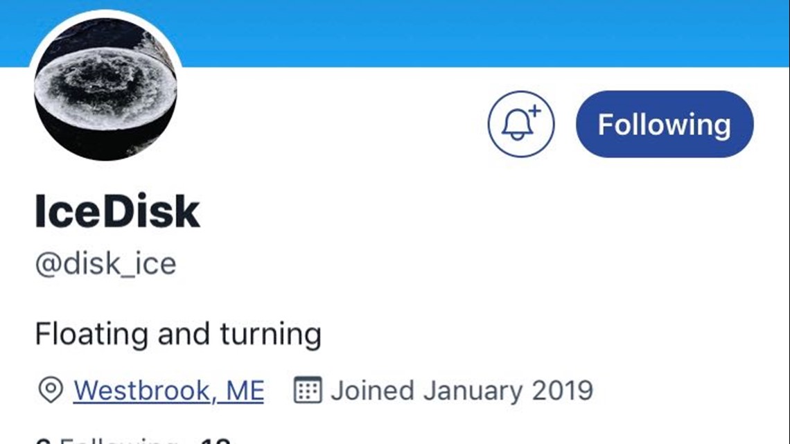 The Westbrook ice disk is now on Twitter | newscentermaine.com
