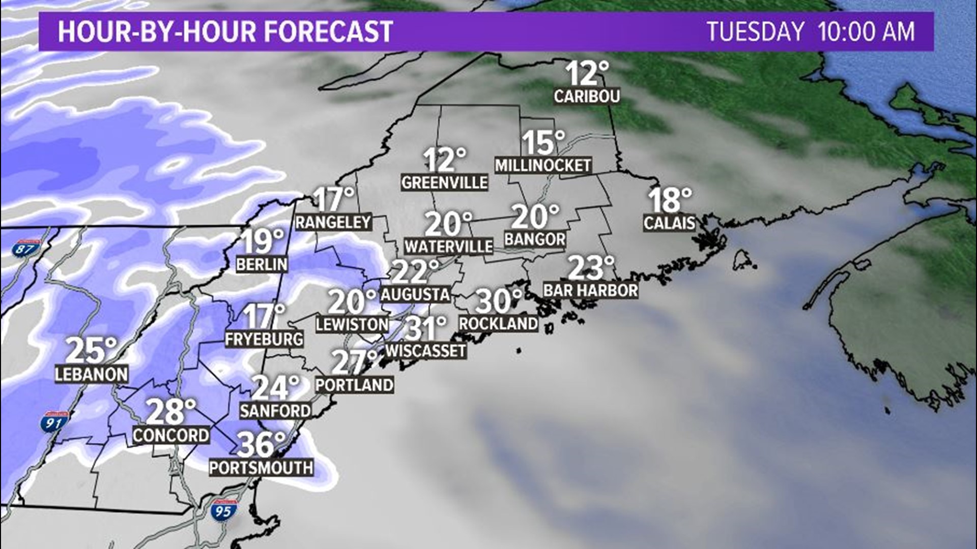 Another small-ish storm hitting Maine Tuesday | newscentermaine.com