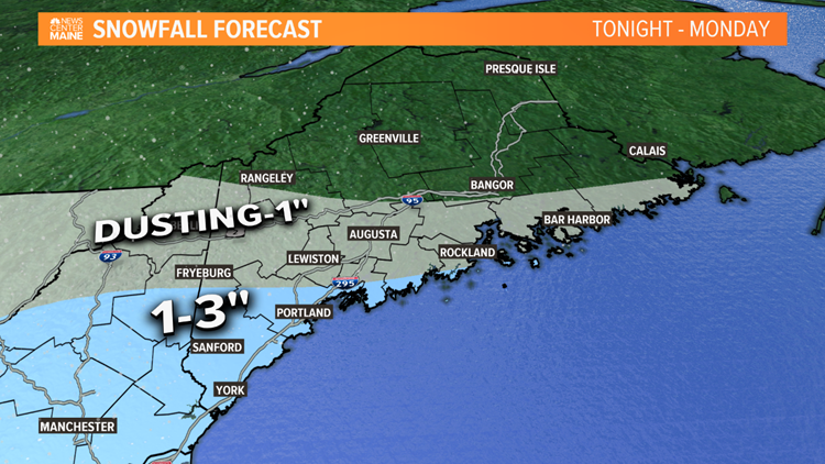 Complex storm this week; first look at forecast snow in Maine ...