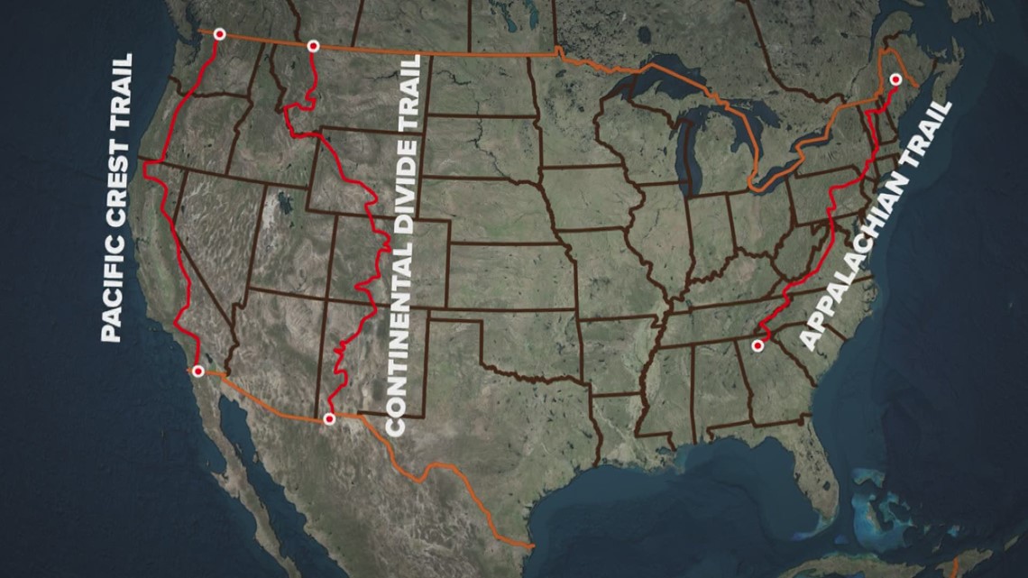 Now here’s a challenge: hike America’s three epic trails—about 8,000 ...