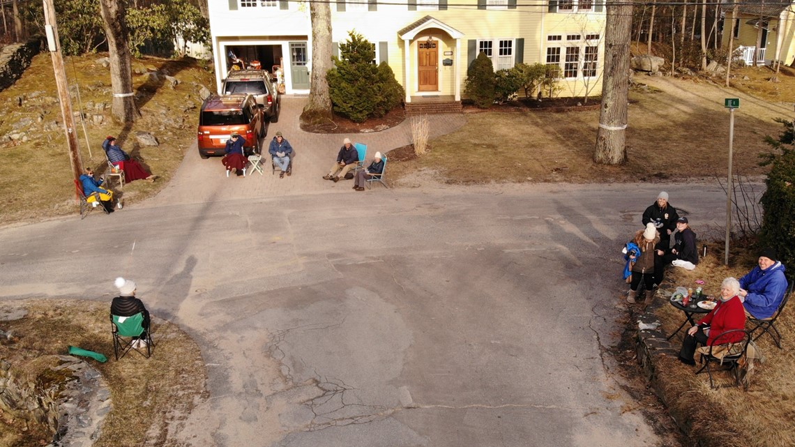 Decades-long Maine neighbors host 'Quarantine Block Parties' to help ...