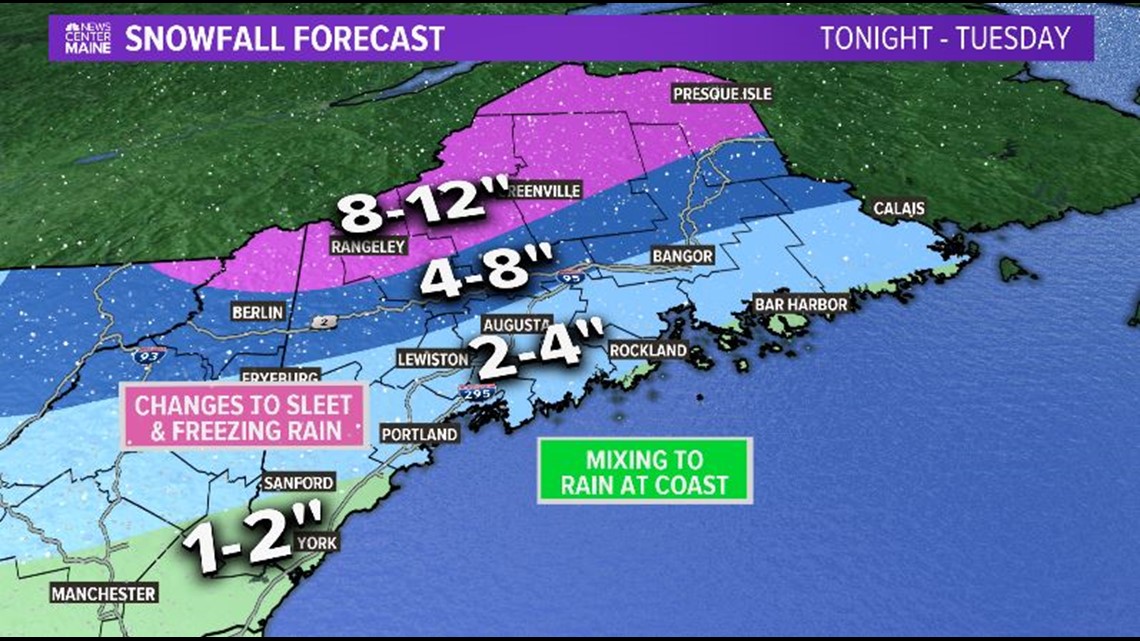 Tuesday storm in Maine makes icy mess | newscentermaine.com