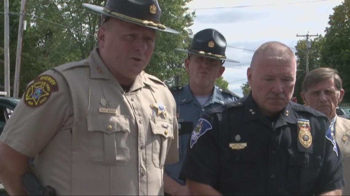 Farmington explosion news conference: Franklin County Sheriff Scott ...