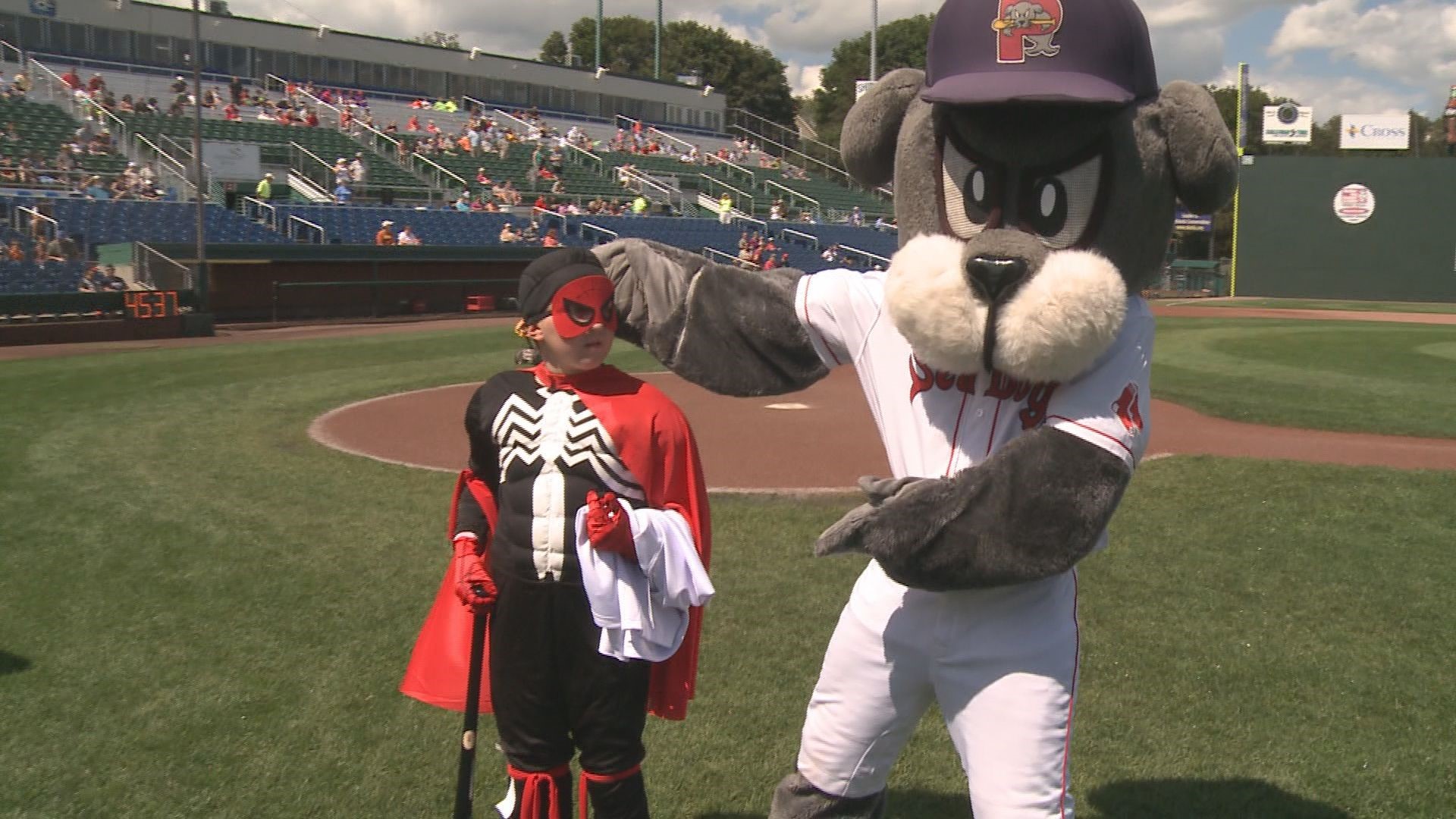 The many faces of Slugger, the Portland Sea Dogs mascot ...