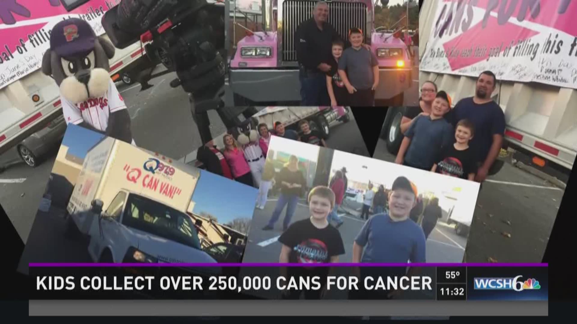 Kids collect over 250,000 cans for breast cancer research ...