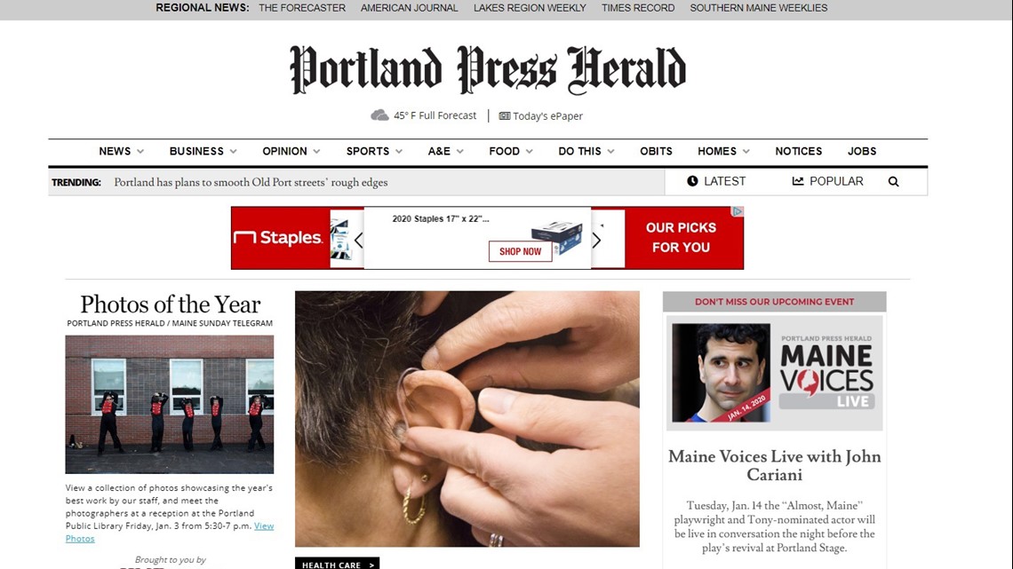 Four Maine newspapers to publish digital-only on Mondays ...