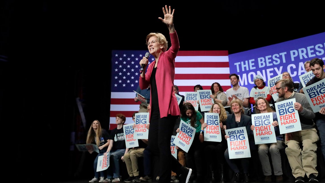 Elizabeth Warren rally in Concord, New Hampshire | newscentermaine.com