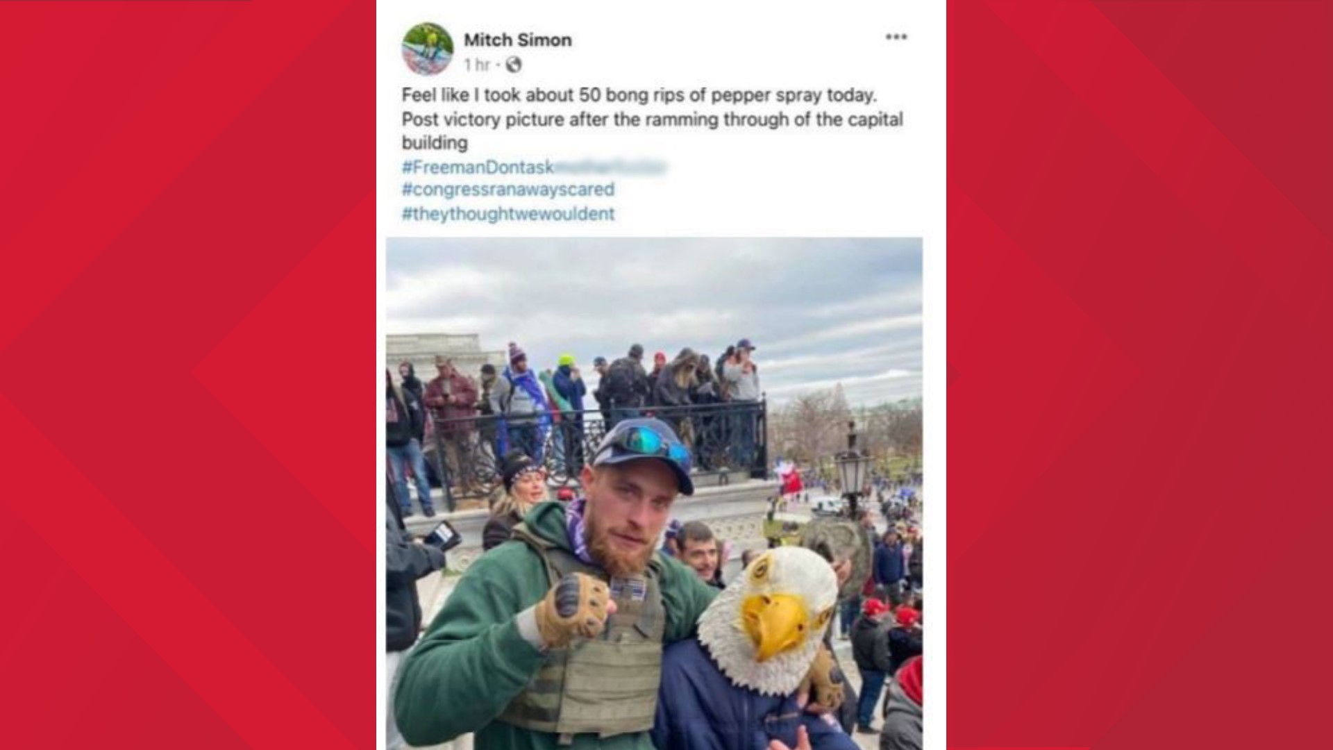 Minot Maine native charged for storming U.S. Capitol | newscentermaine.com