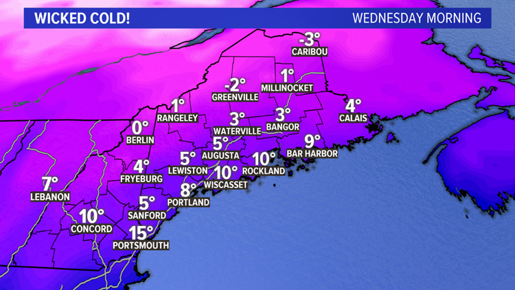 Active, cold weather this week in Maine | newscentermaine.com
