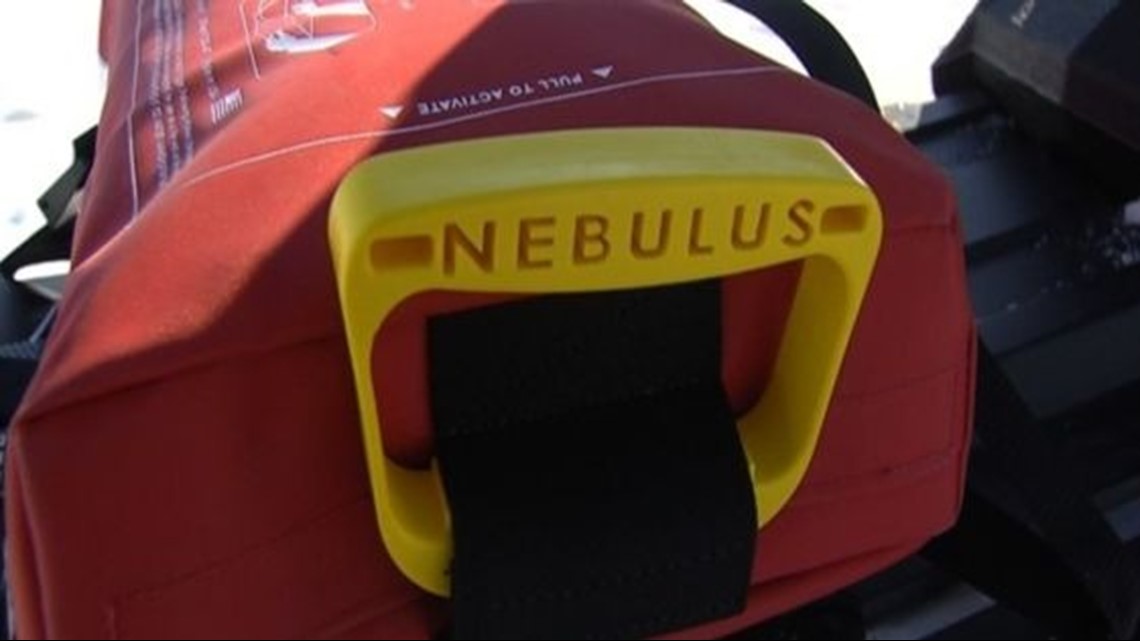A Maine Game Warden receives a Nebulus, a life-saving device that could ...