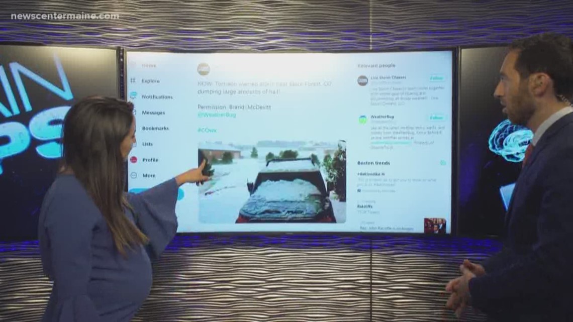 BrainDrops: Hail that looks like snow | newscentermaine.com