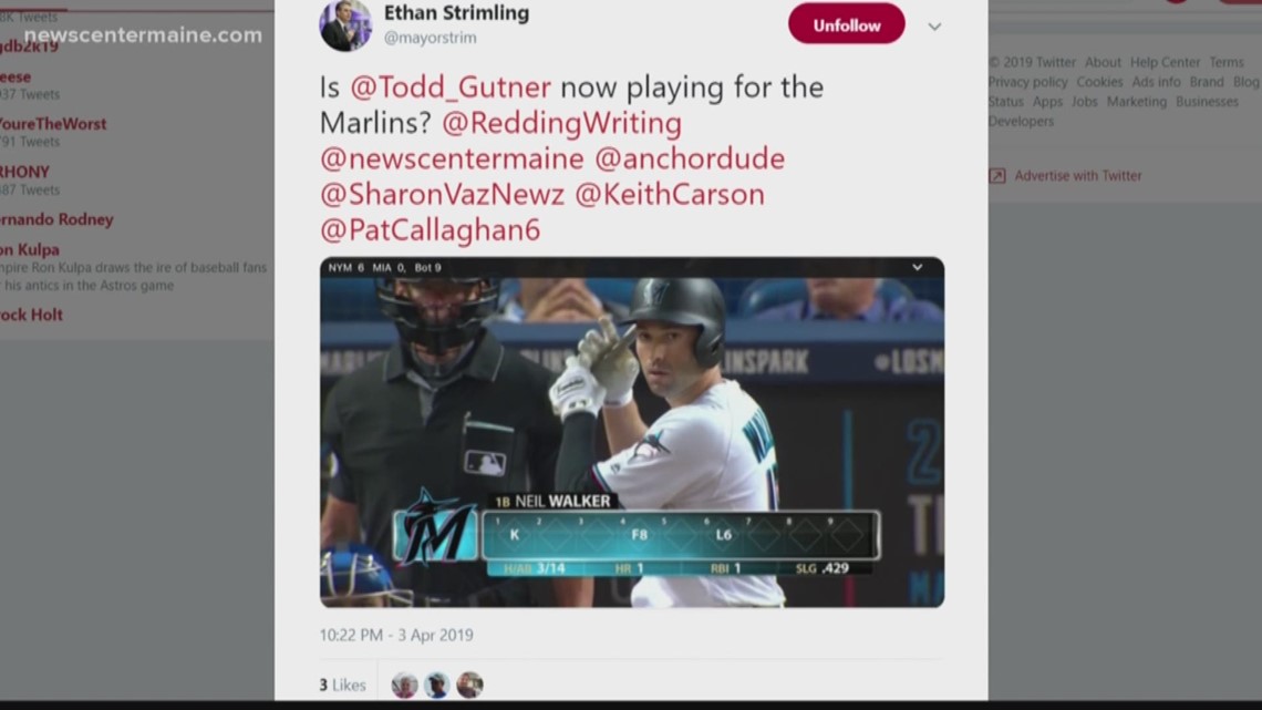 Does Todd Gutner play for the Marlins? | newscentermaine.com
