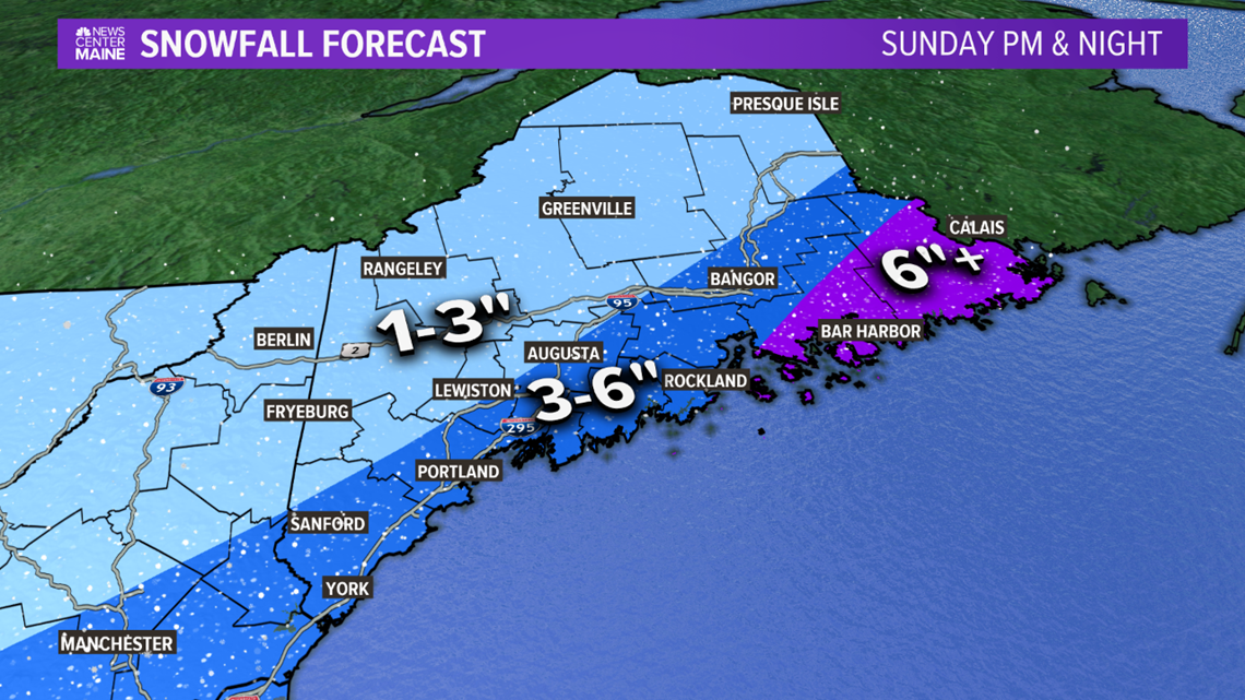 Sunday storm tracking a little closer | newscentermaine.com