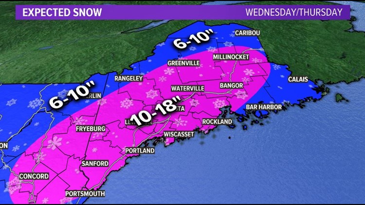 WEATHER | Jess Conley Wednesday Evening Maps | newscentermaine.com