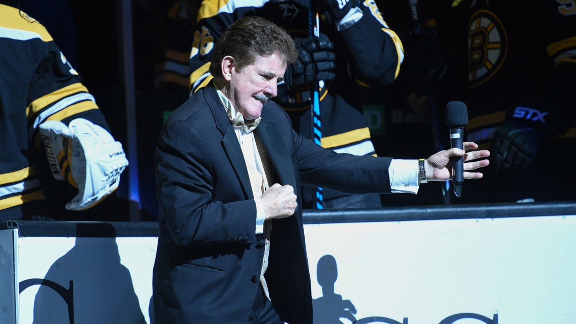 A fist-pumping farewell to Bruins icon, Rene Rancourt | newscentermaine.com