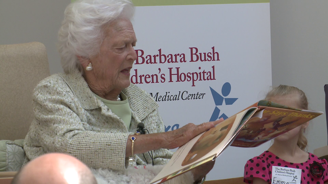 Barbara Bush's legacy helping families at children's hospital ...