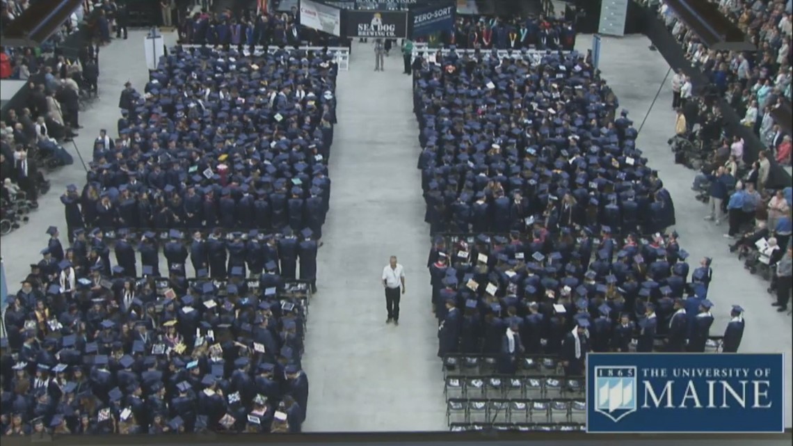 'Caps off' to the graduates as UMaine celebrates 216th commencement ...
