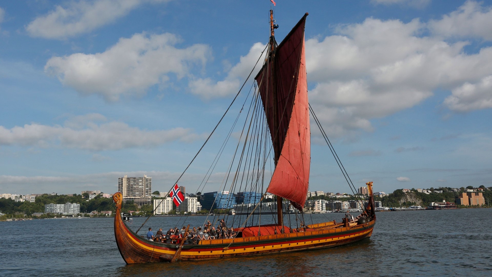 Viking longship replica set to begin voyage along East Coast ...