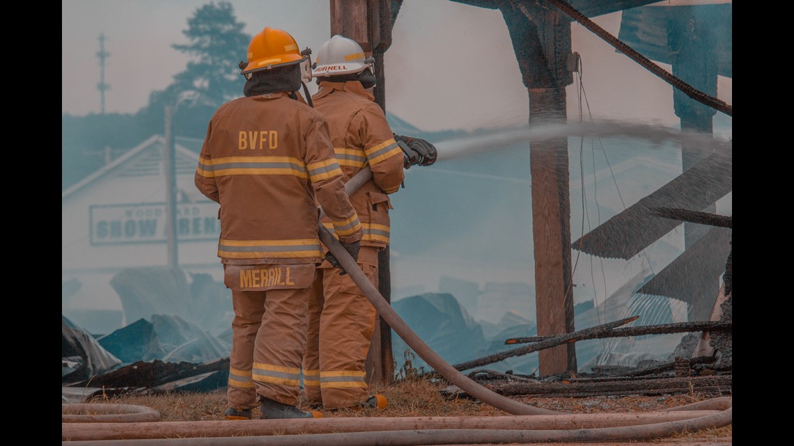 Fryeburg Fairgrounds fire destroys 2 buildings, damages 6 ...