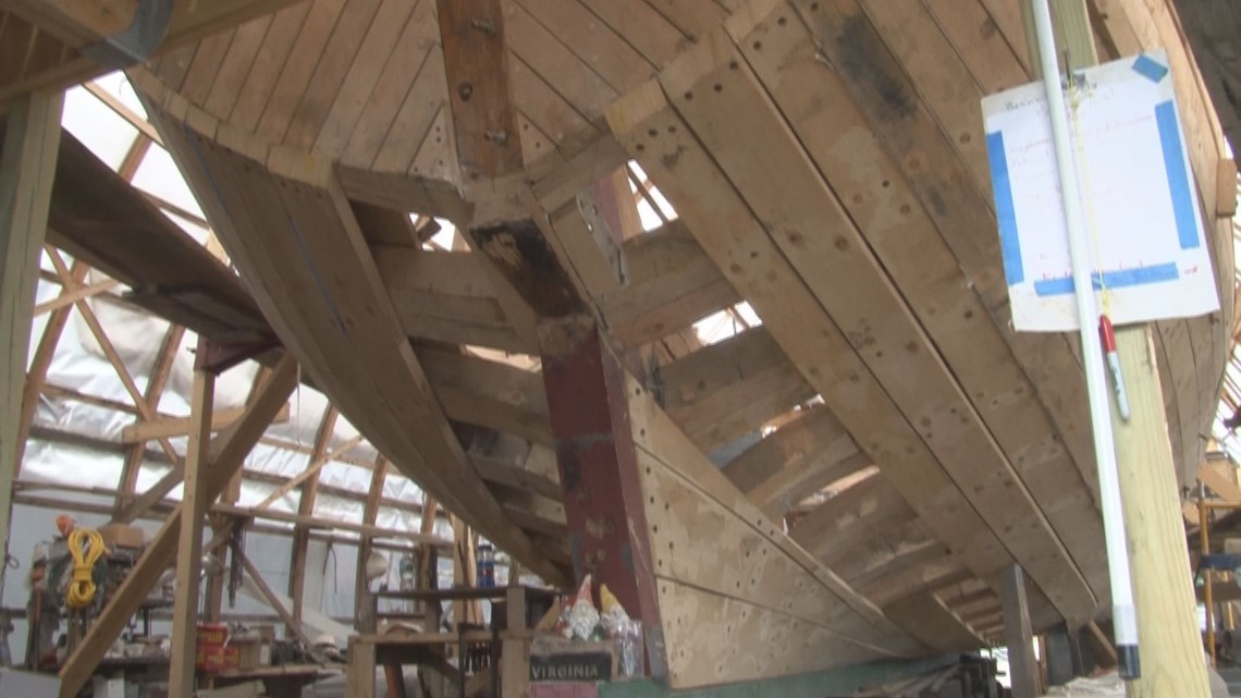 After eight years, shipwrights continue building Maine's First Ship ...