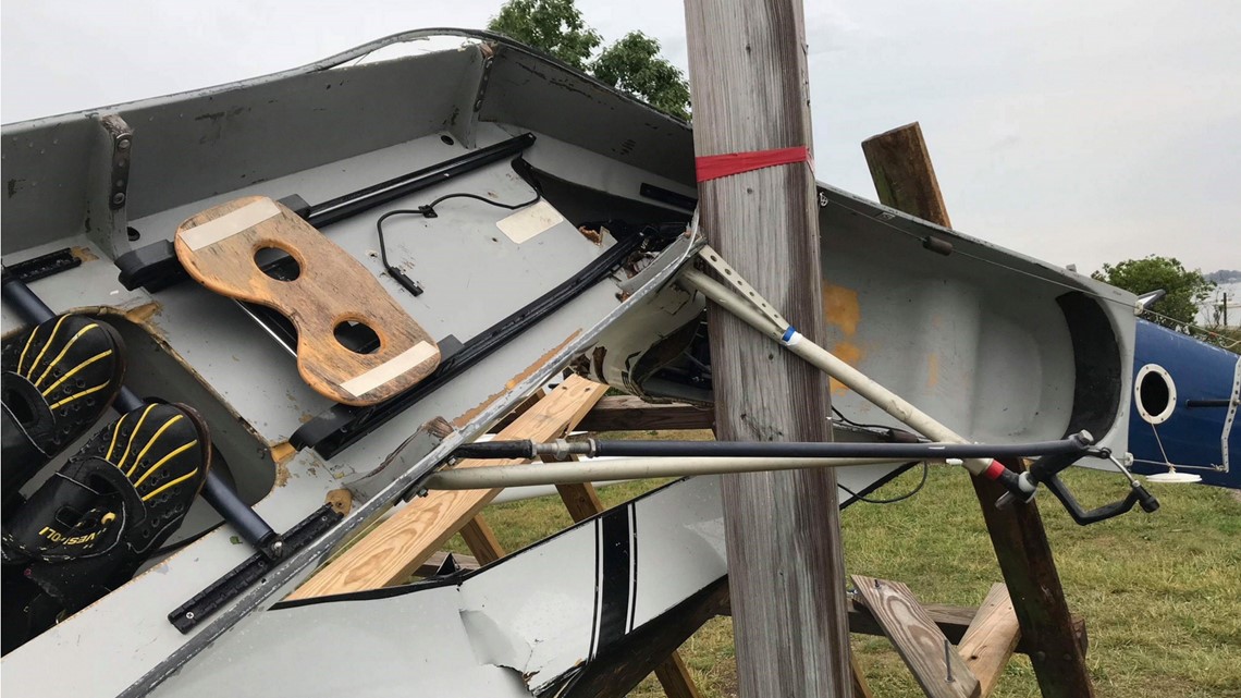Rowing fleet wrecked without leaving dry land | newscentermaine.com