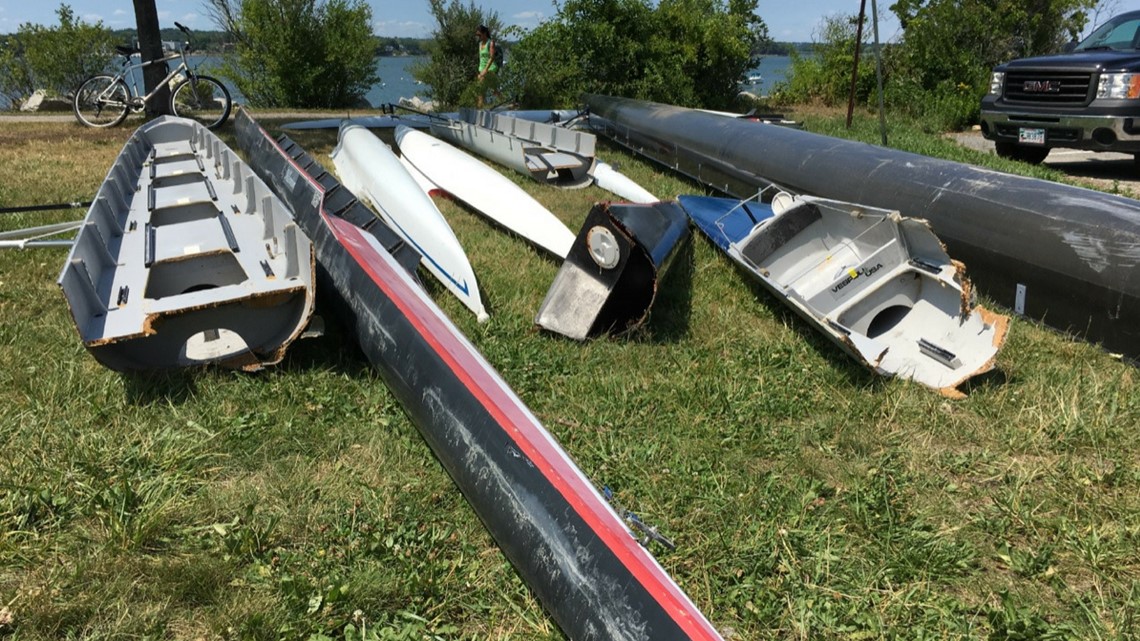 Rowing fleet wrecked without leaving dry land | newscentermaine.com
