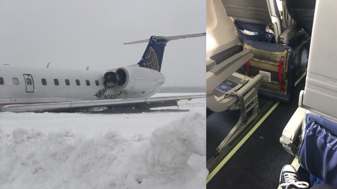 NTSB: United Express plane missed runway in Presque Isle ...