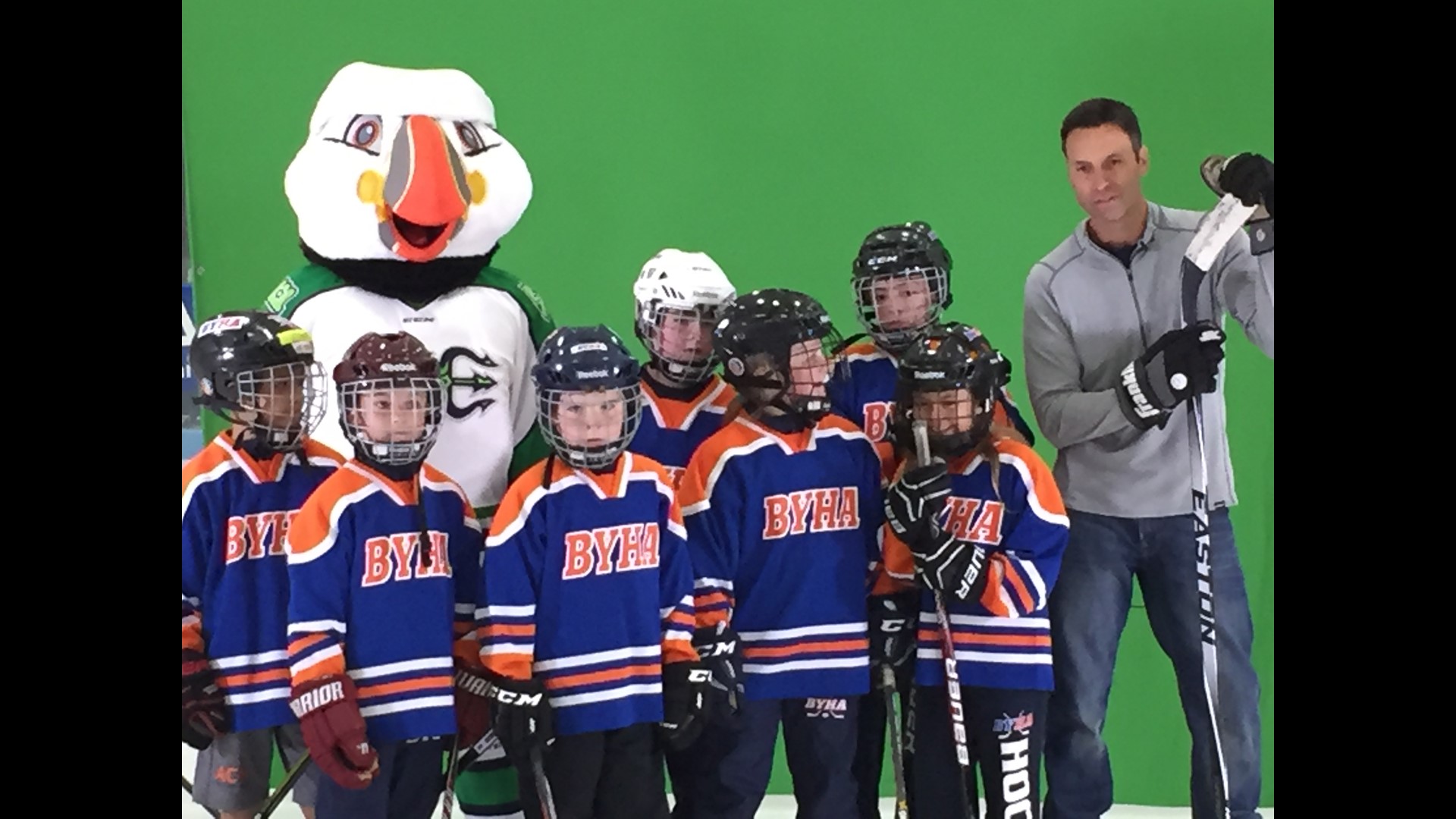BEACON the Puffin | The Maine Mariners introduce their new mascot ...