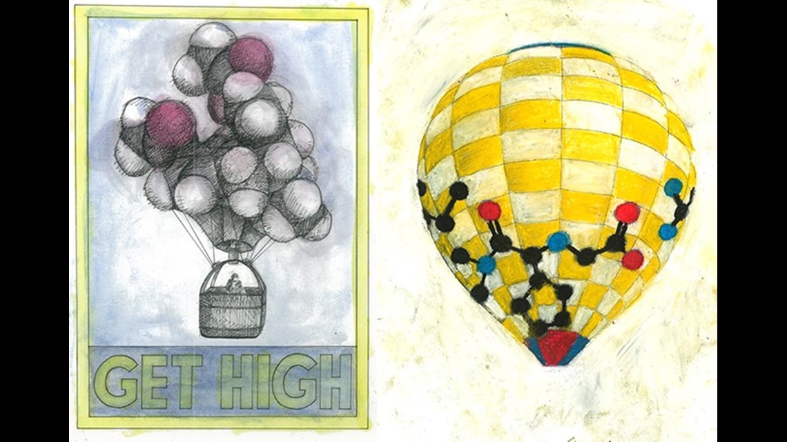 Floating above an opioid epidemic; artist designs heroin hot air ...