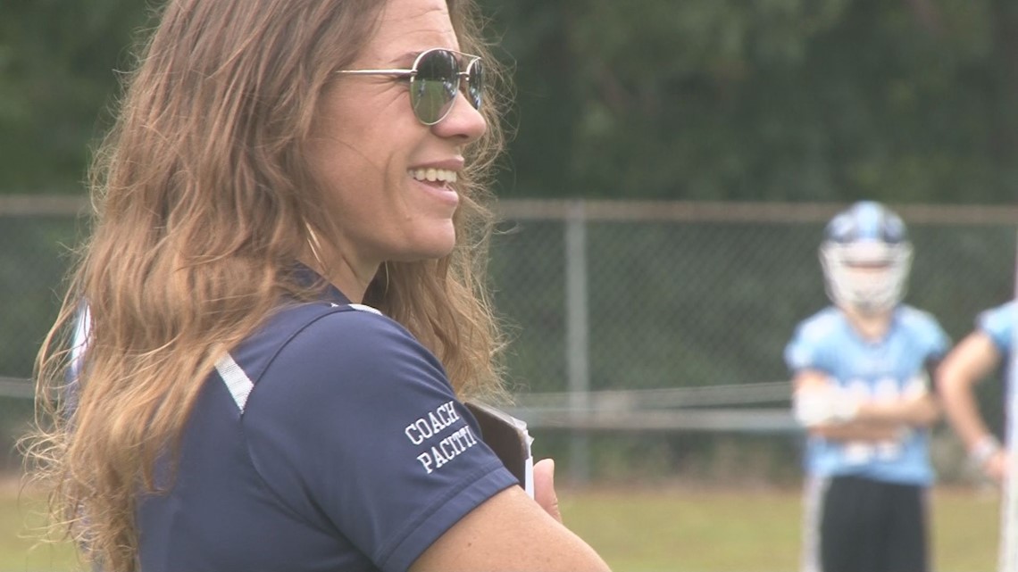 York football embraces female assistant coach | newscentermaine.com