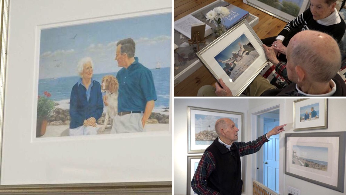 Bush's artist & friend paints legacy of 'a man who gave everything he ...