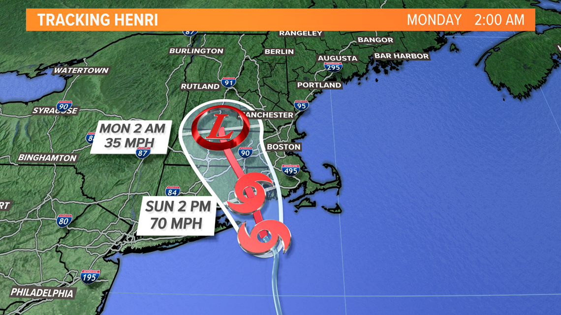Hurricane Henri Expected To Make Landfall In Connecticut Tomorrow