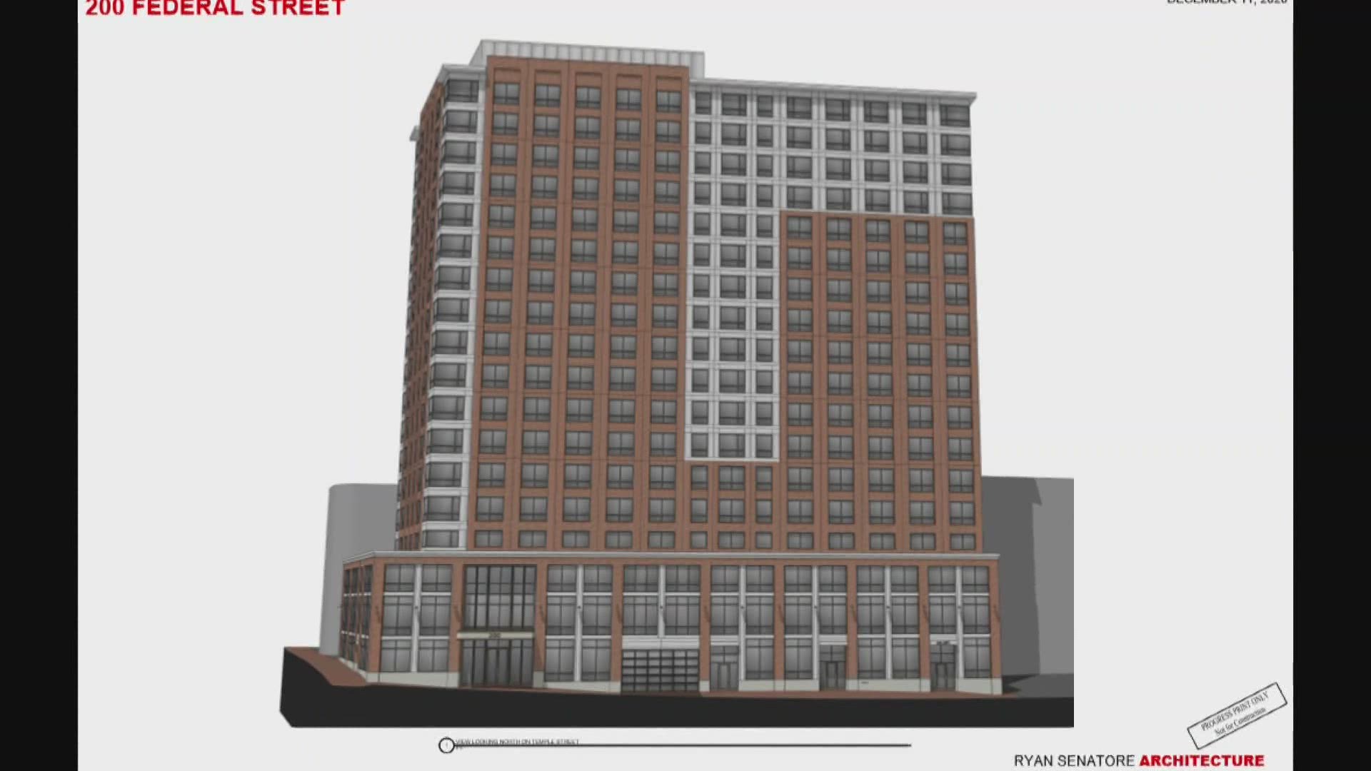 Proposed 18-story apartment building in Portland | newscentermaine.com