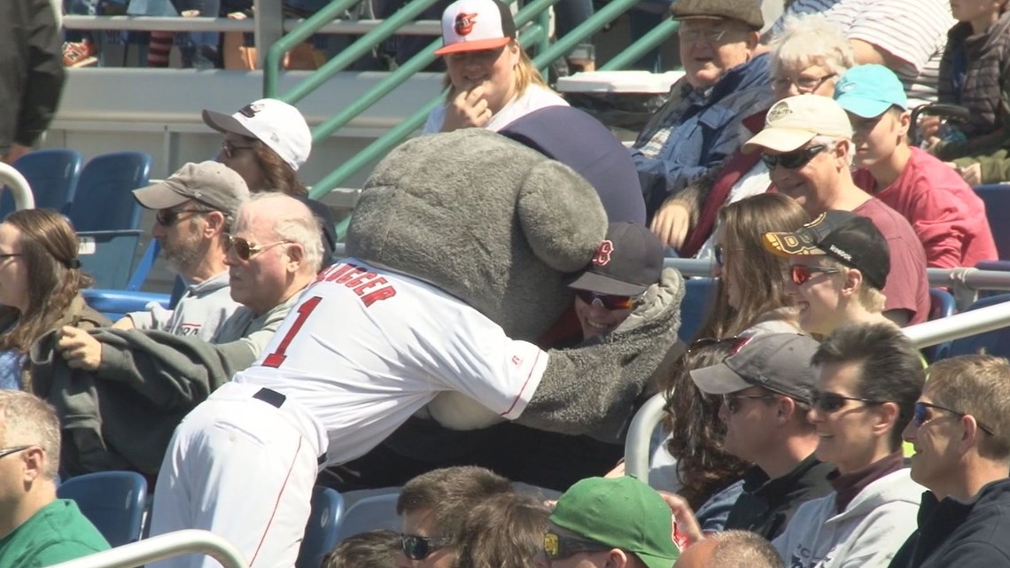 The many faces of Slugger, the Portland Sea Dogs mascot ...