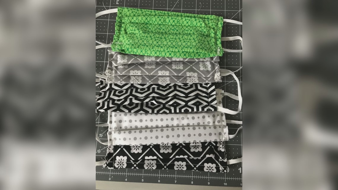 Retired teachers sew masks for health care workers amid COVID-19 ...