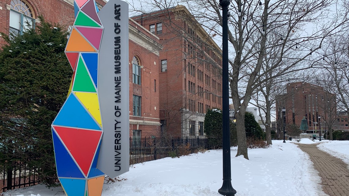 UMaine Museum of Art in Bangor unveils new sculpture and sign ...