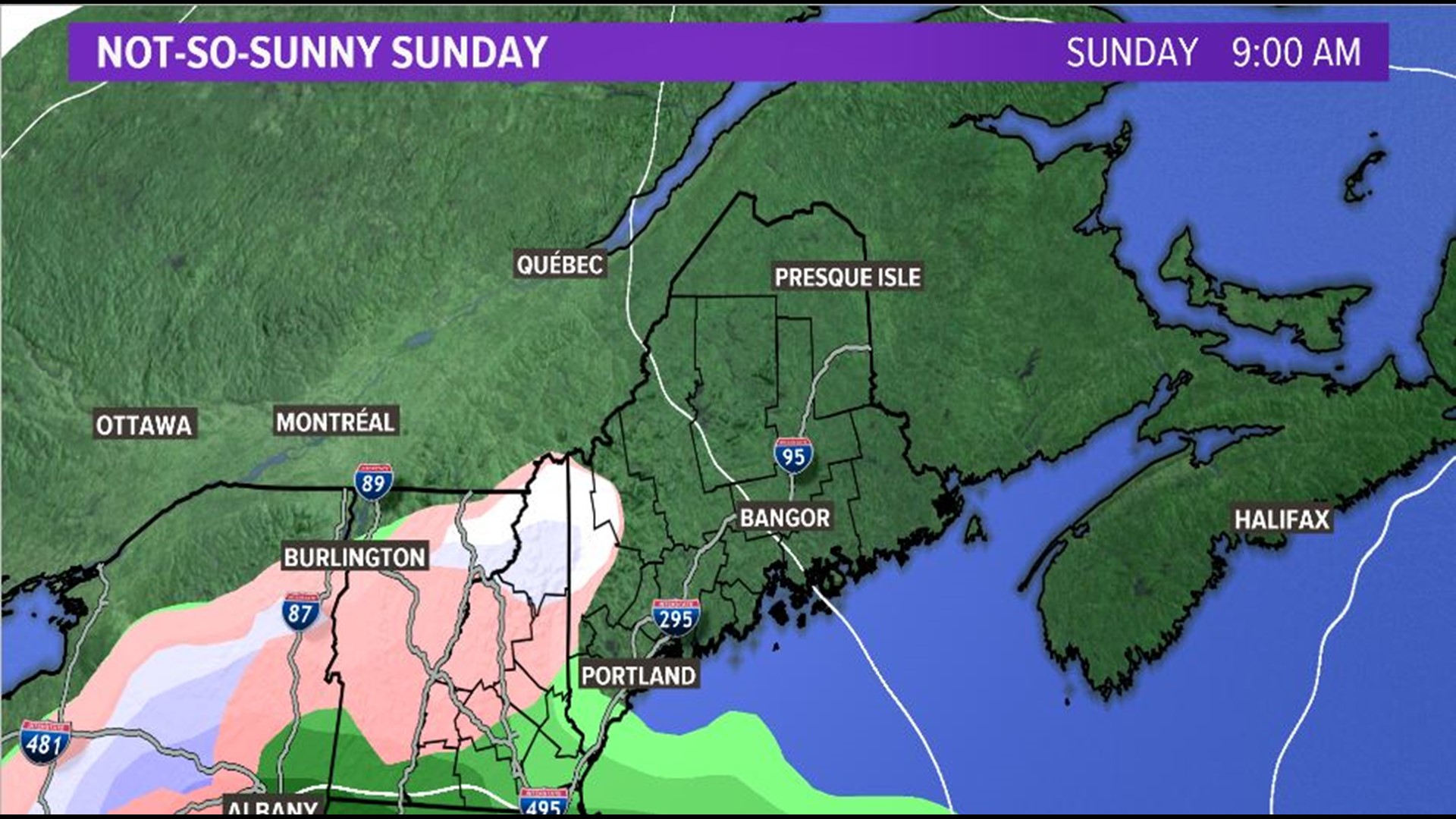 Cold coastal rain, inland snow Sunday in Maine | newscentermaine.com
