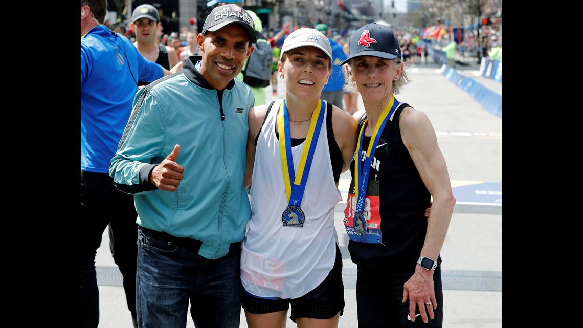 Joan Benoit Samuelson, 61, runs Boston Marathon just half-hour slower ...