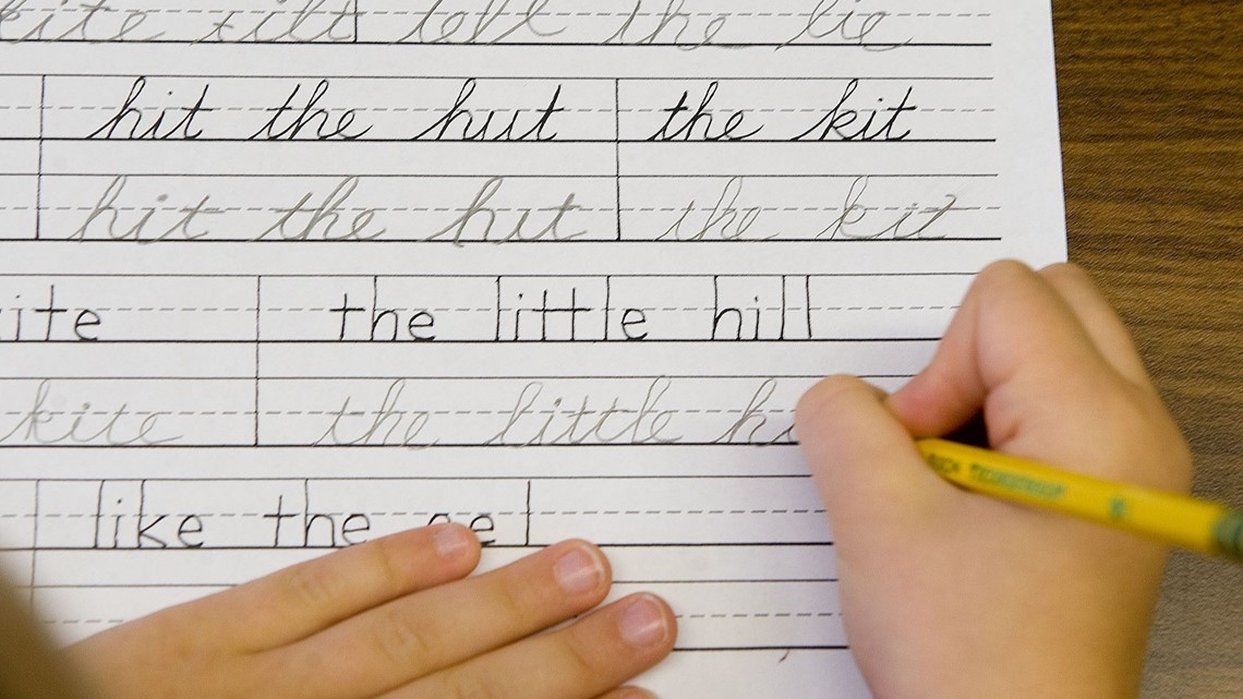 Bill would require cursive to be taught grades 3-5 in Maine ...