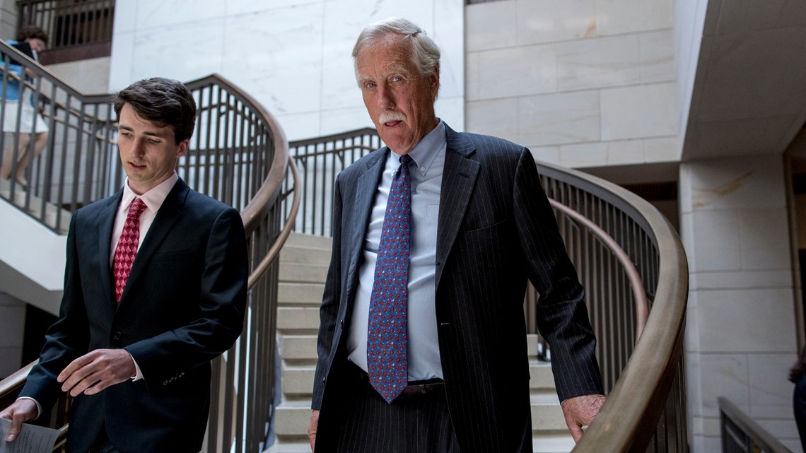Maine Sen. Angus King confirms he will vote to convict Pres. Trump ...