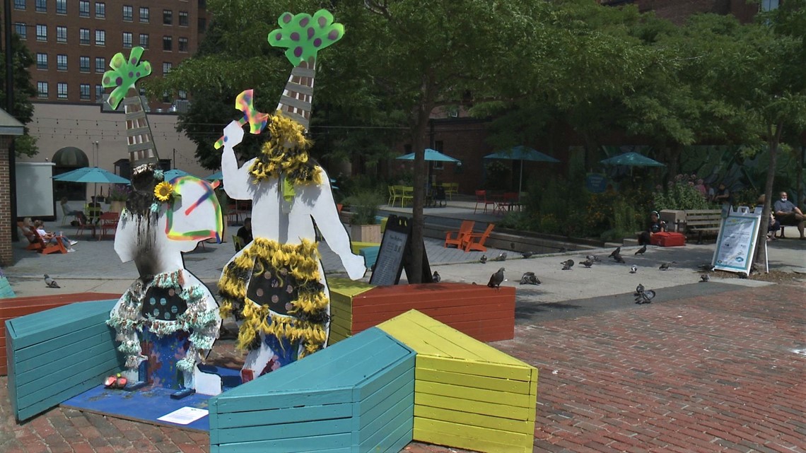 Fire set to display in Congress Square Park in Portland, Maine ...