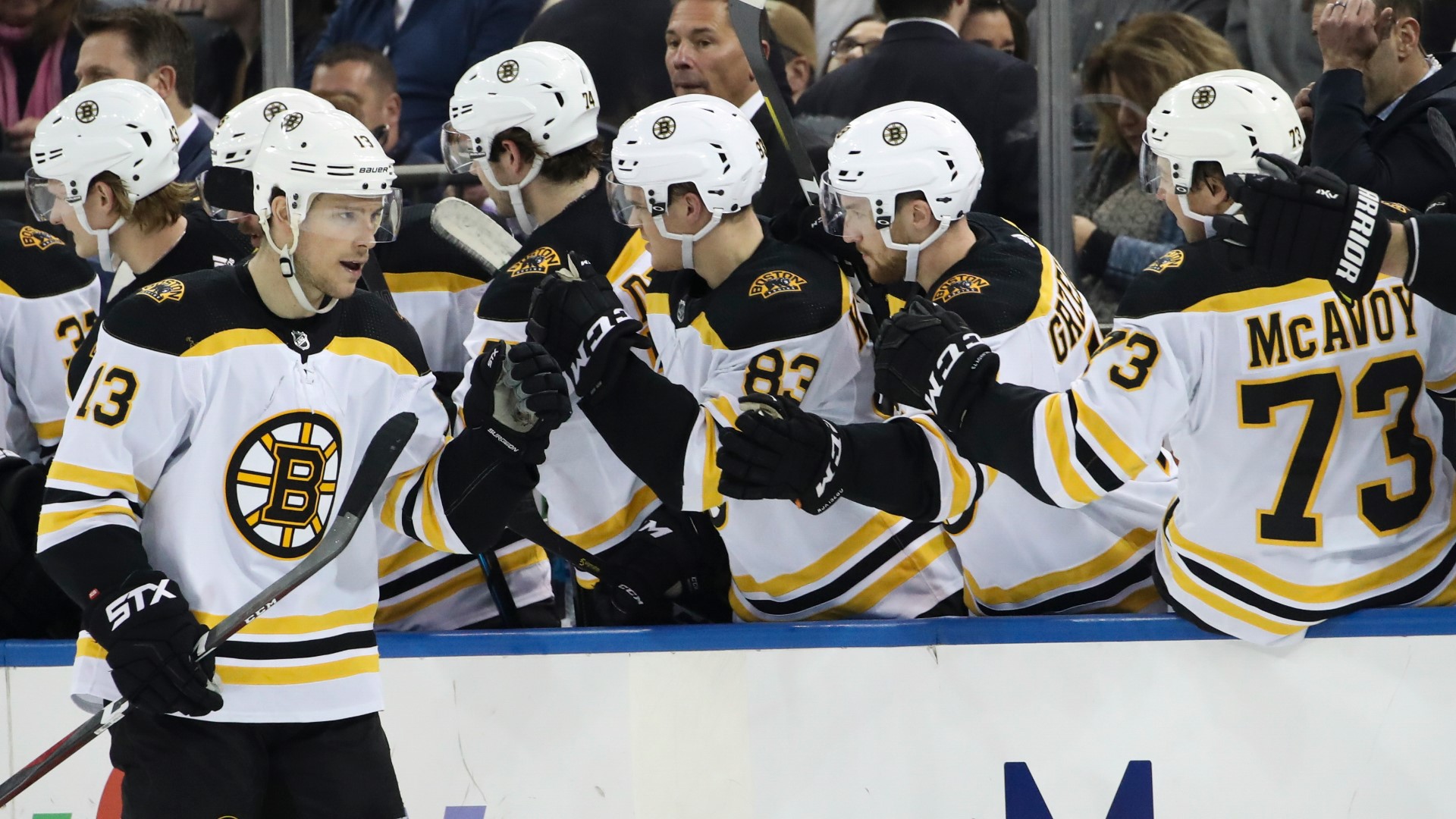 Boston's two Charlies had the Rangers crying 'Good grief ...