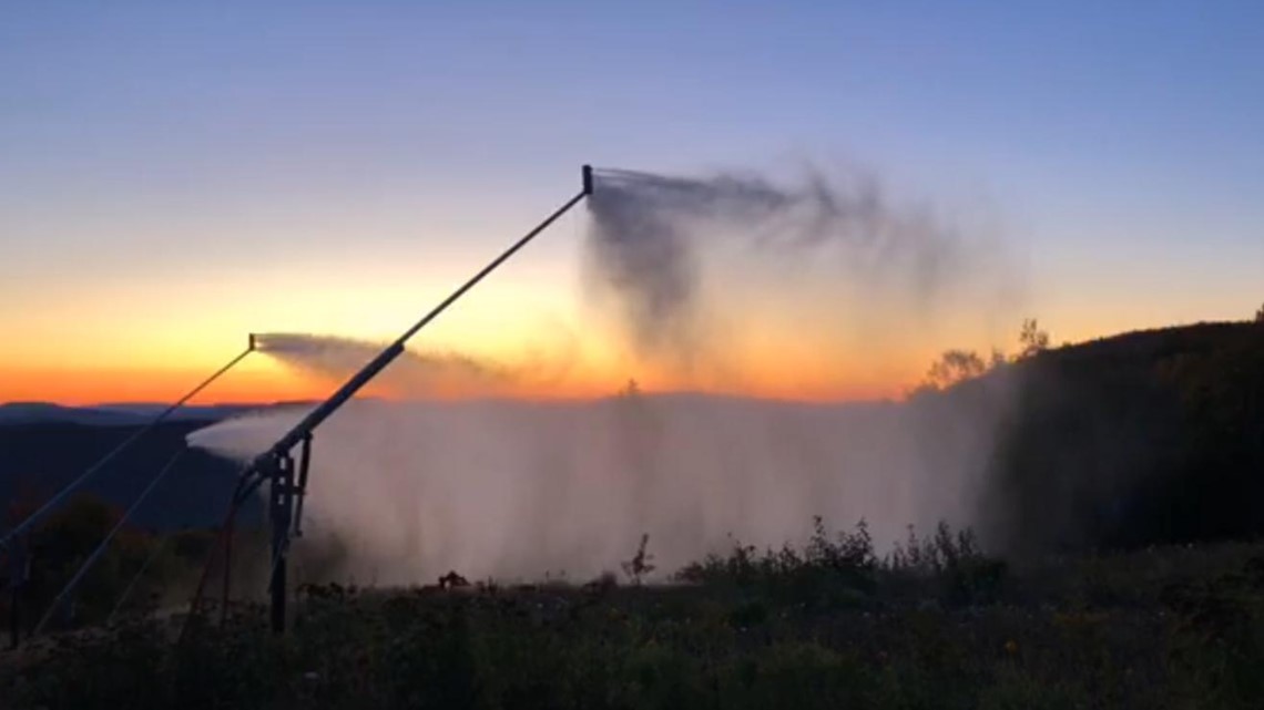 Cold mornings this weekend: Frost, first snowmaking test ...