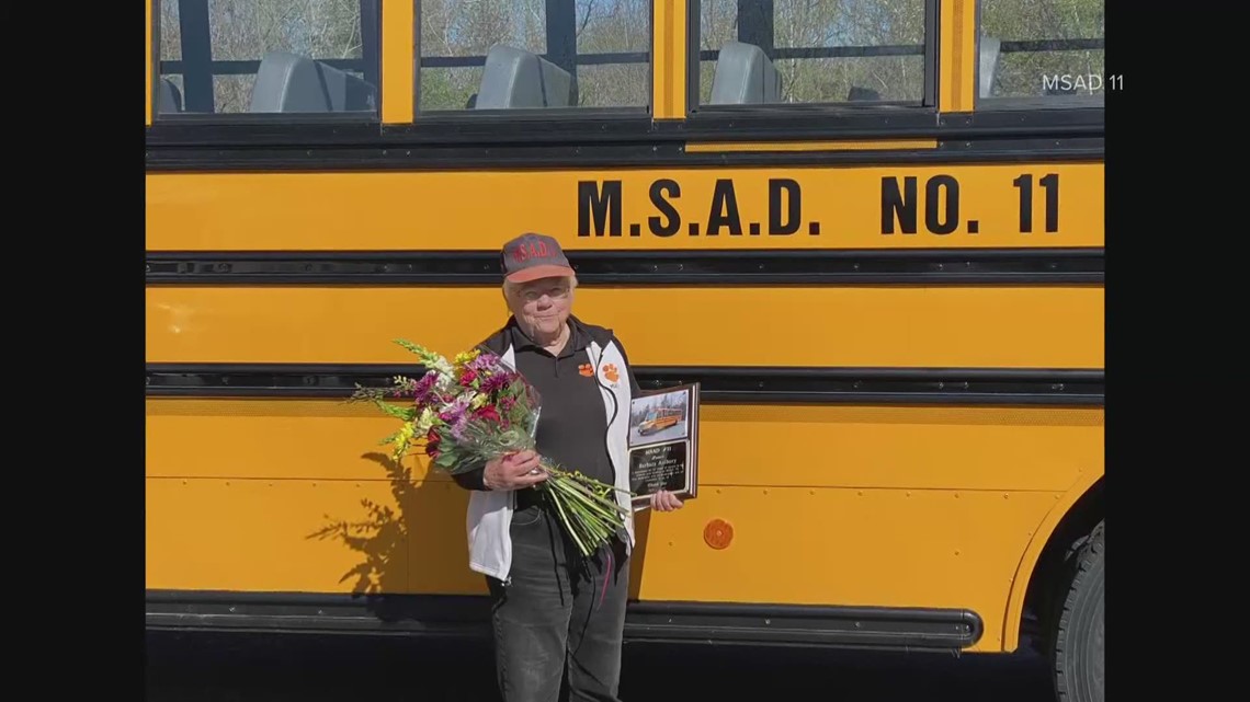 MSAD 11 bus driver retires after 50 years on the job | newscentermaine.com